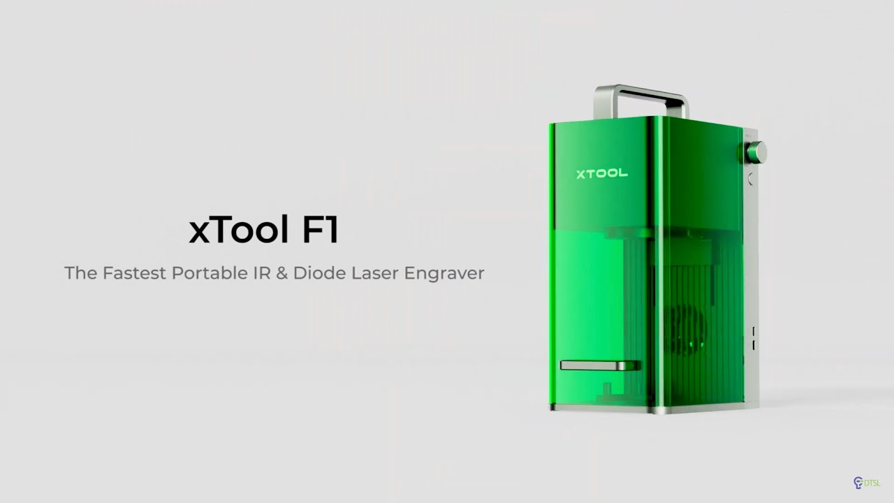 DTSL Makeblock xTool F1 鐳射雕刻機 - 最快的便攜式鐳射雕刻機 - YouTube