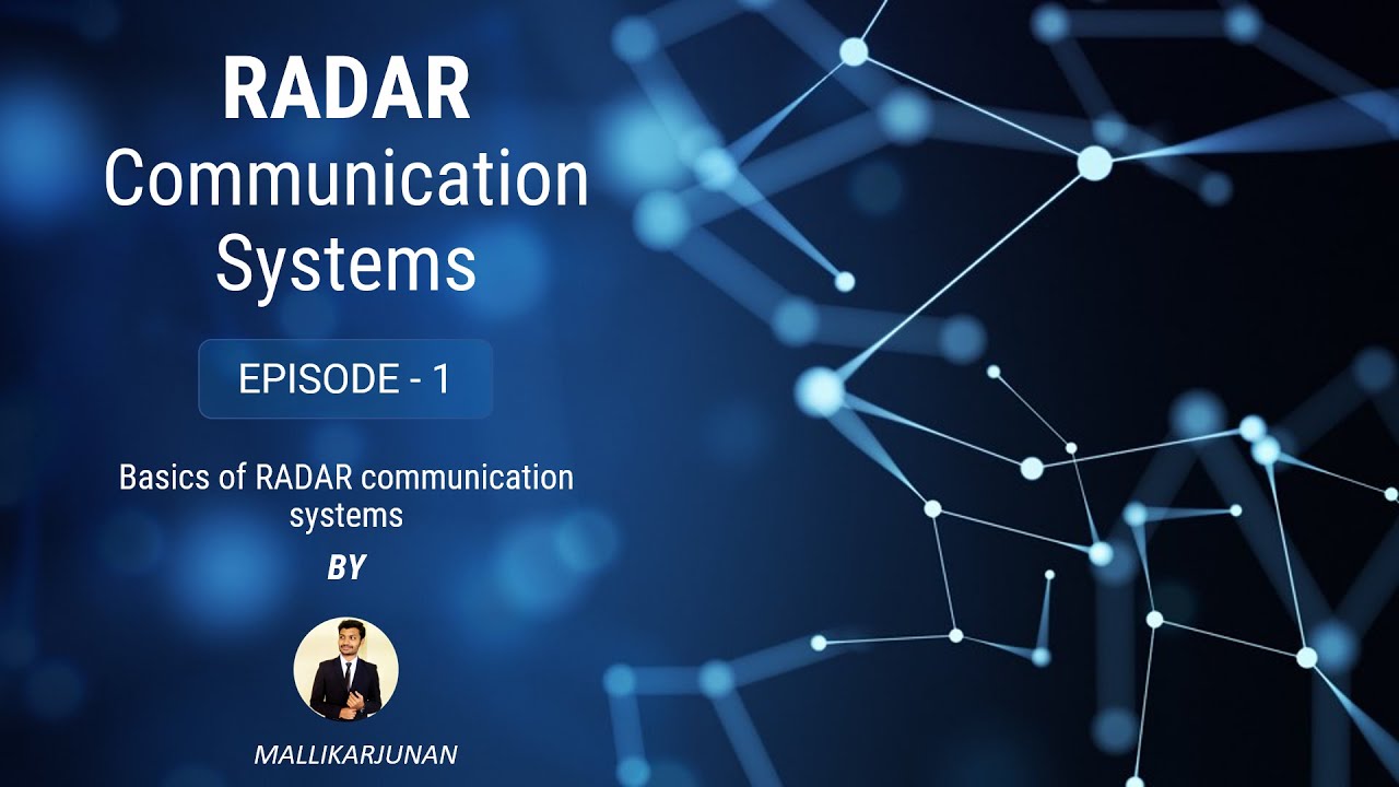 Basics of RADAR communication systems in English | Episode-1 - YouTube