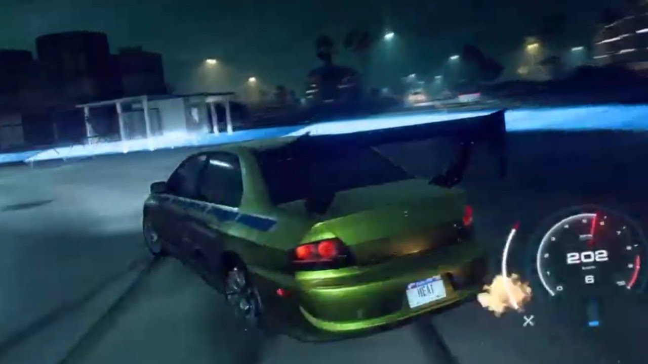 NFS Heat Fast and Furious Mitsubishi - YouTube