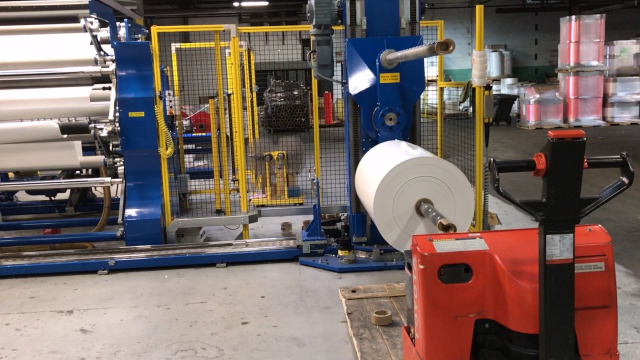 Elite Cameron Slitter Rewinder CW800HD - YouTube