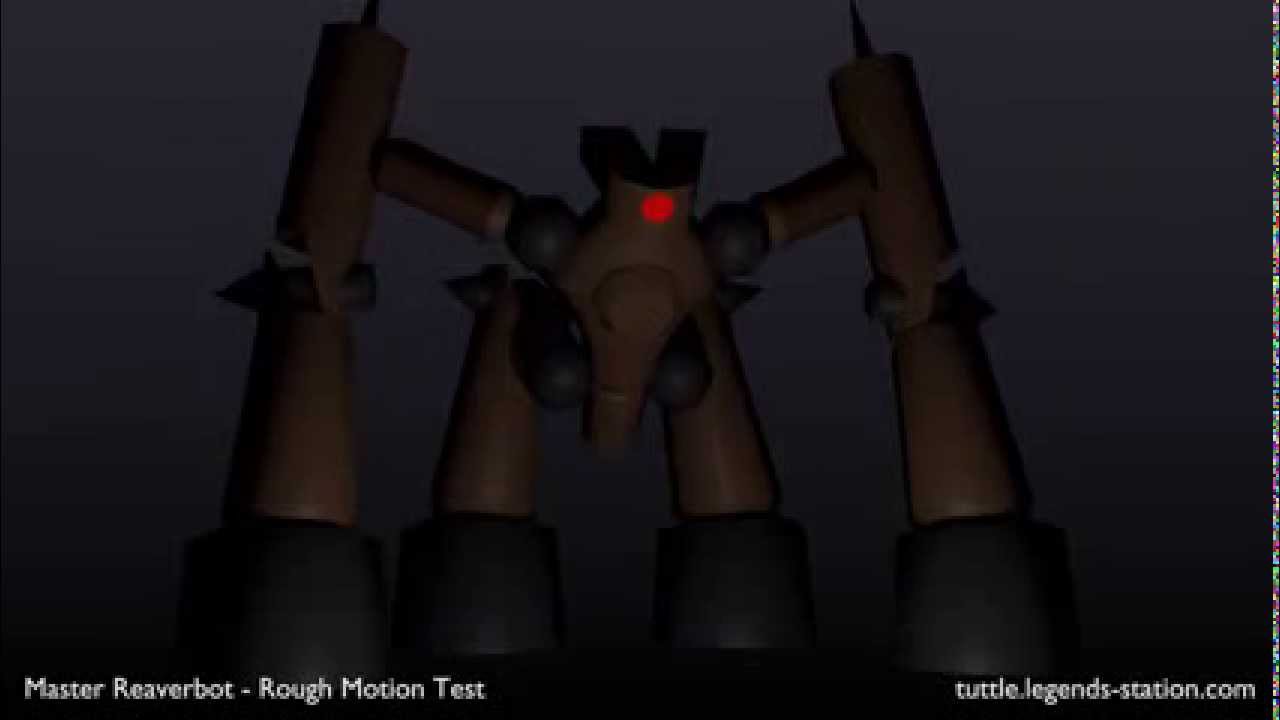 TLT - Master Reaverbot Animation Test - YouTube