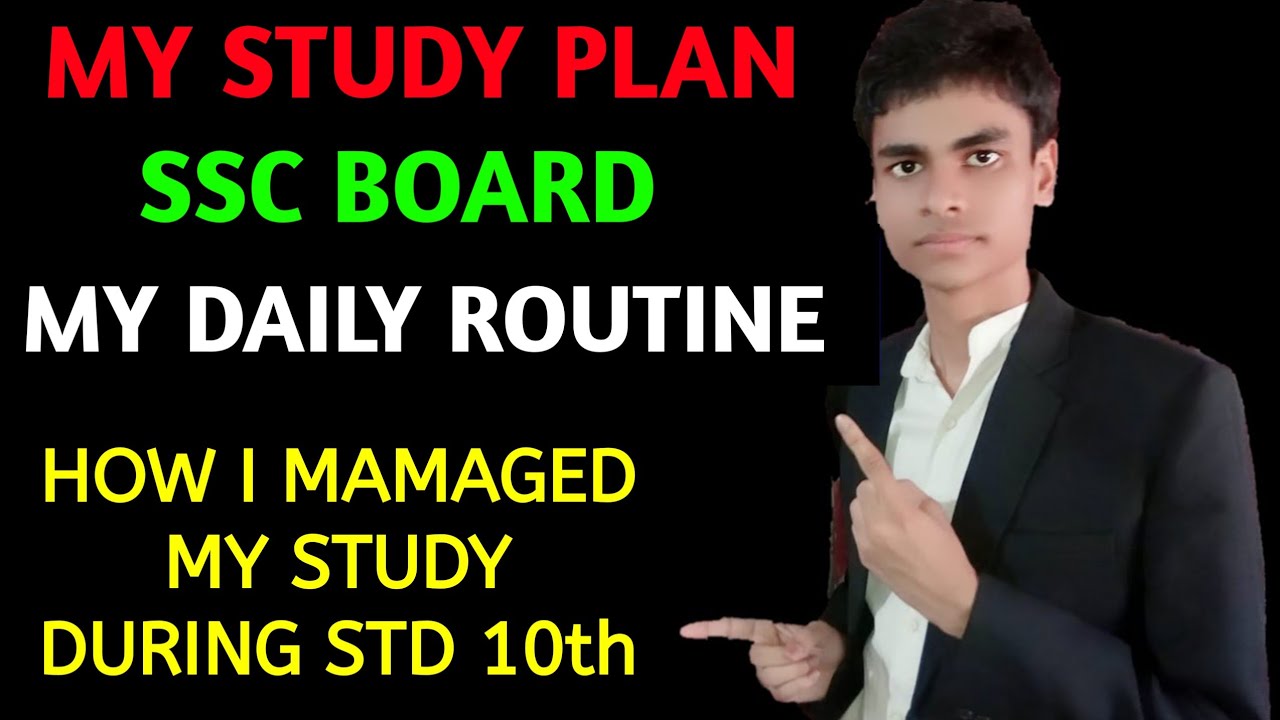 My time table for Study | My Daily routine during STD 10 | My study ...