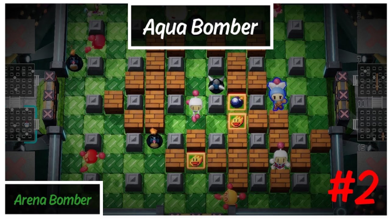 Aqua Bomber gana en la arena bomber #2 | Super Bomberman R online ...