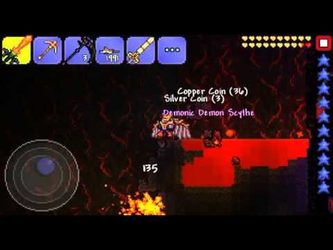 Terraria part 2: Hellstone and red devil hunting!! - YouTube