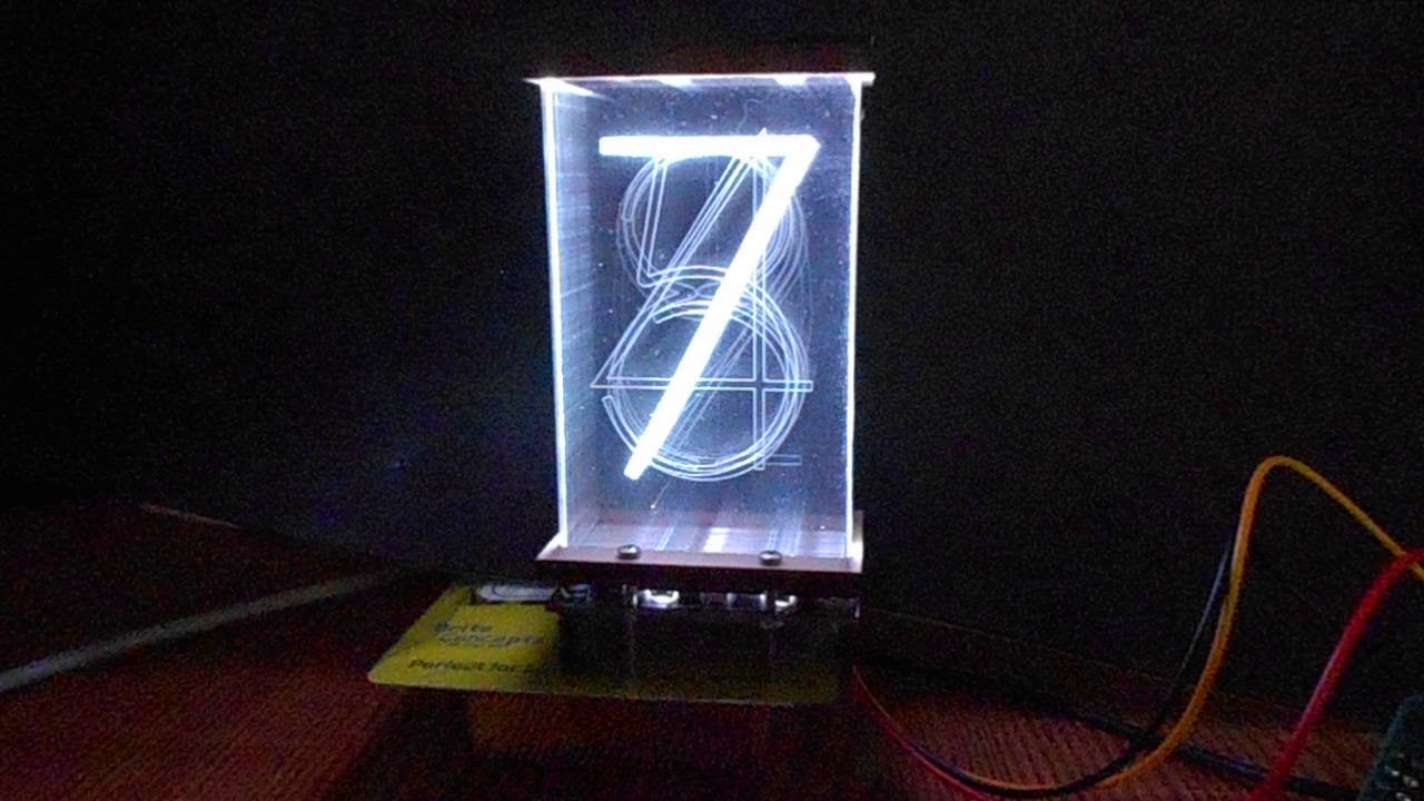 Max Maxfield's first experiment with a Lixie (LED Nixie) tube - YouTube