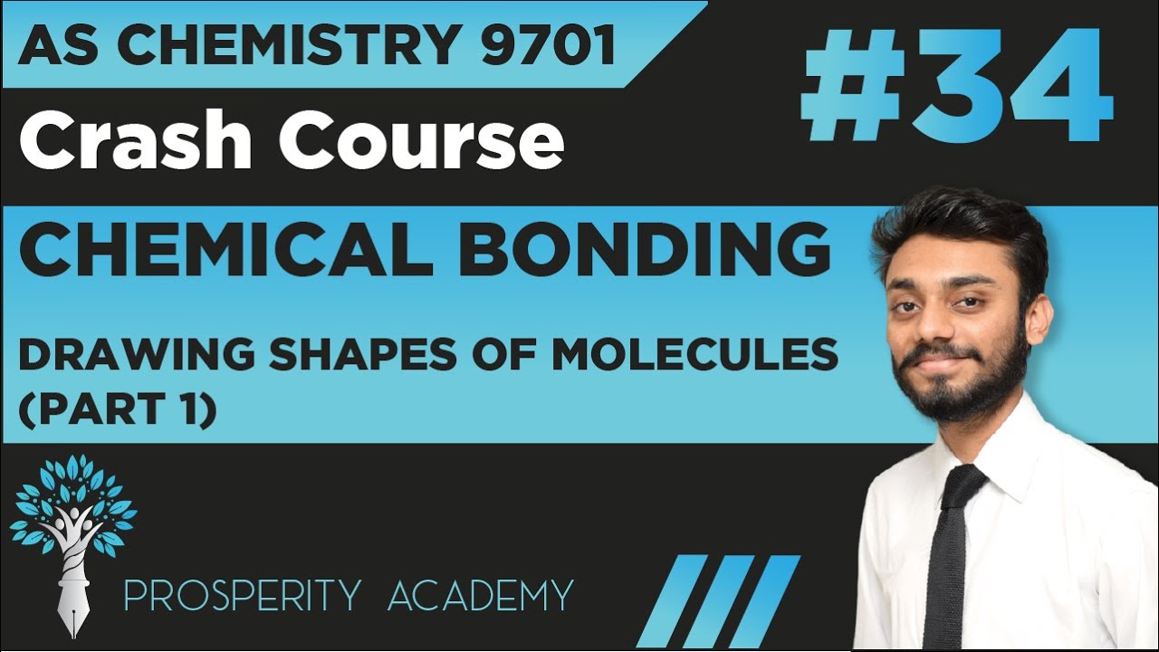 Drawing Shapes of Molecules (Part 1) | Chemical bonding and ...