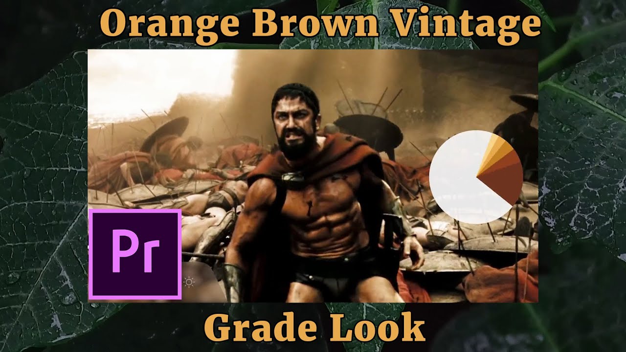 How To Color Grade POPULAR Orange Brown VINTAGE Look Under 55 SECONDS ...