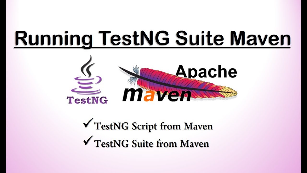 Running TestNG from Maven - YouTube