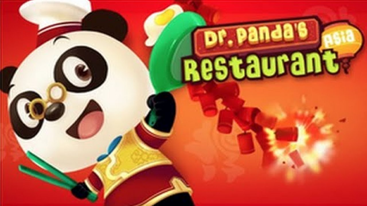 Panda cake restaurant fun for kids - Play game with David - YouTube