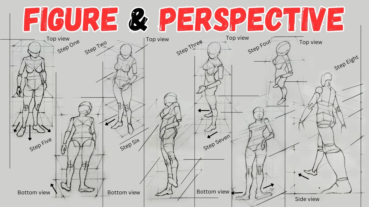 The BEST Way to Draw AMAZING Figures with Perspective | Easy ...