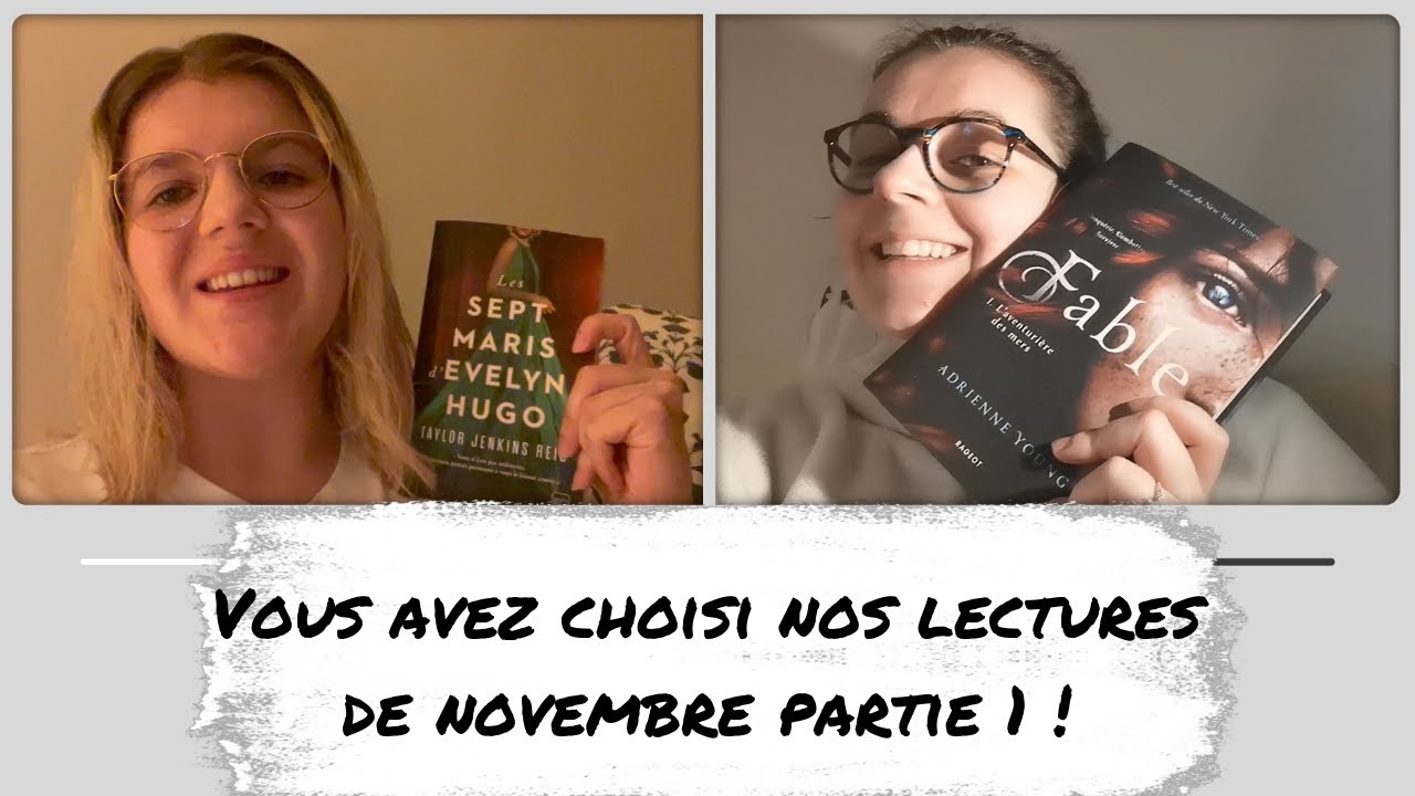 Vous avez choisi (ou pas) nos lectures durant un mois ! Partie 1 - YouTube