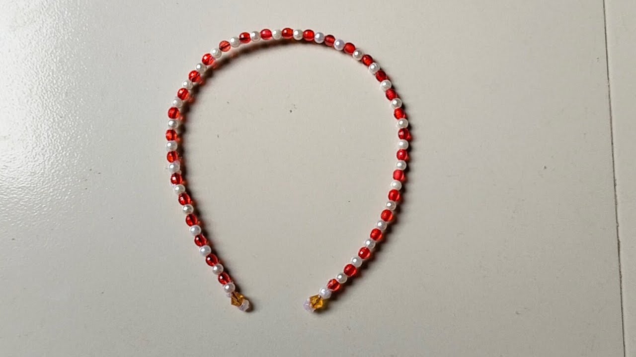 Bead band making design//How to make a bead band ideas - YouTube