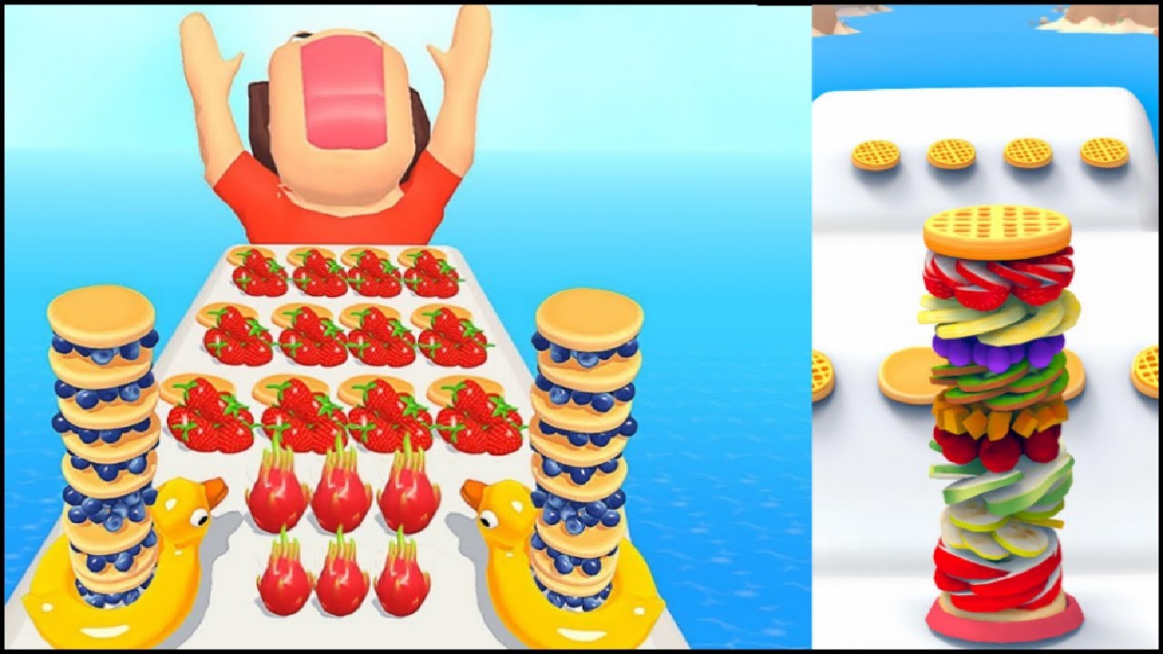 PANCAKE RUN All Levels Gameplay Walkthrough #1 - YouTube