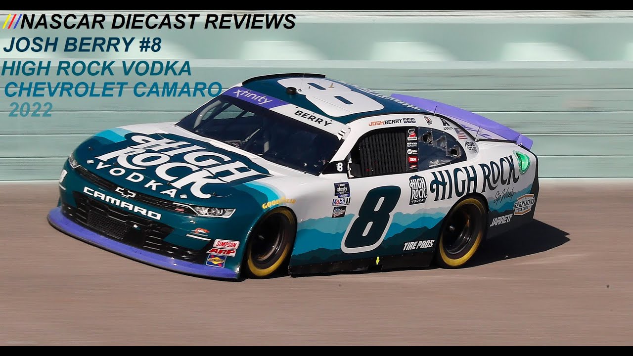 NASCAR DIECAST REVIEWS: 2022 #8 Josh Berry High Rock Vodka DUAL ...