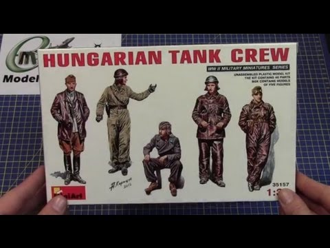 Miniart 1/35 Hungarian Tank Crew # 35157 www.eModels.co.uk - YouTube
