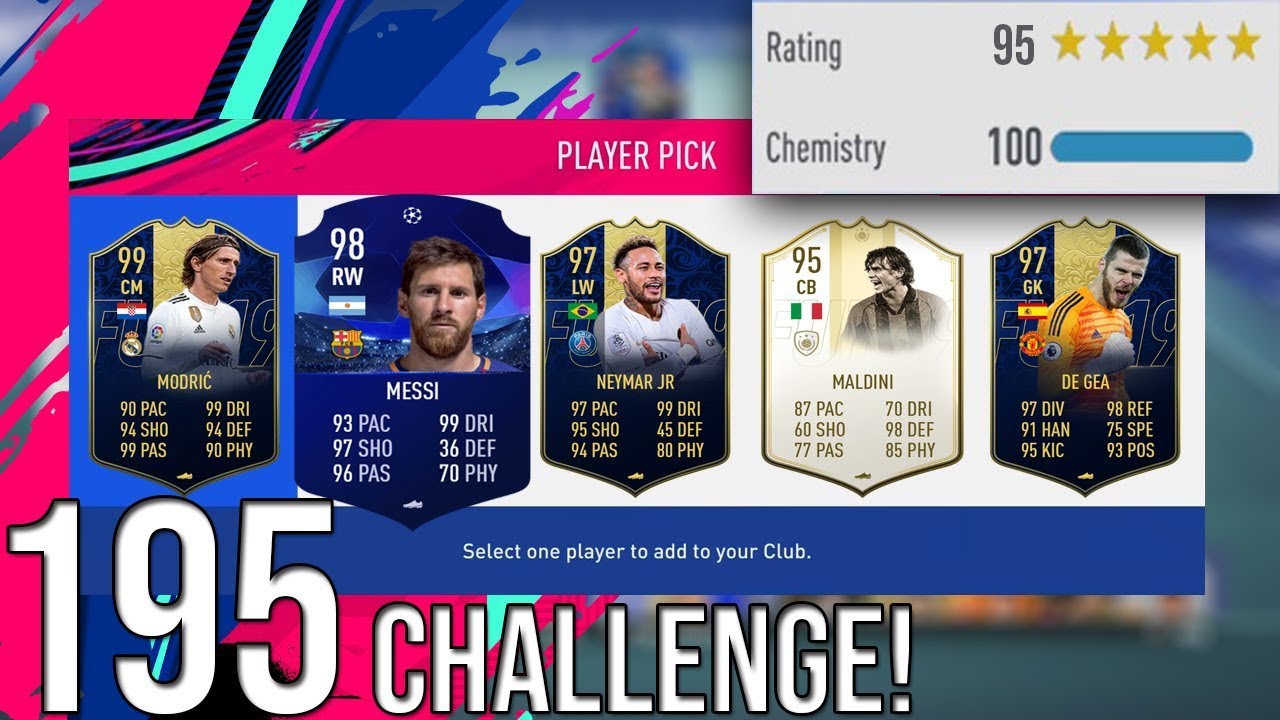 195 FUT DRAFT CHALLENGE - HIGHEST RATED FUT DRAFT - Fifa 19 Ultimate ...