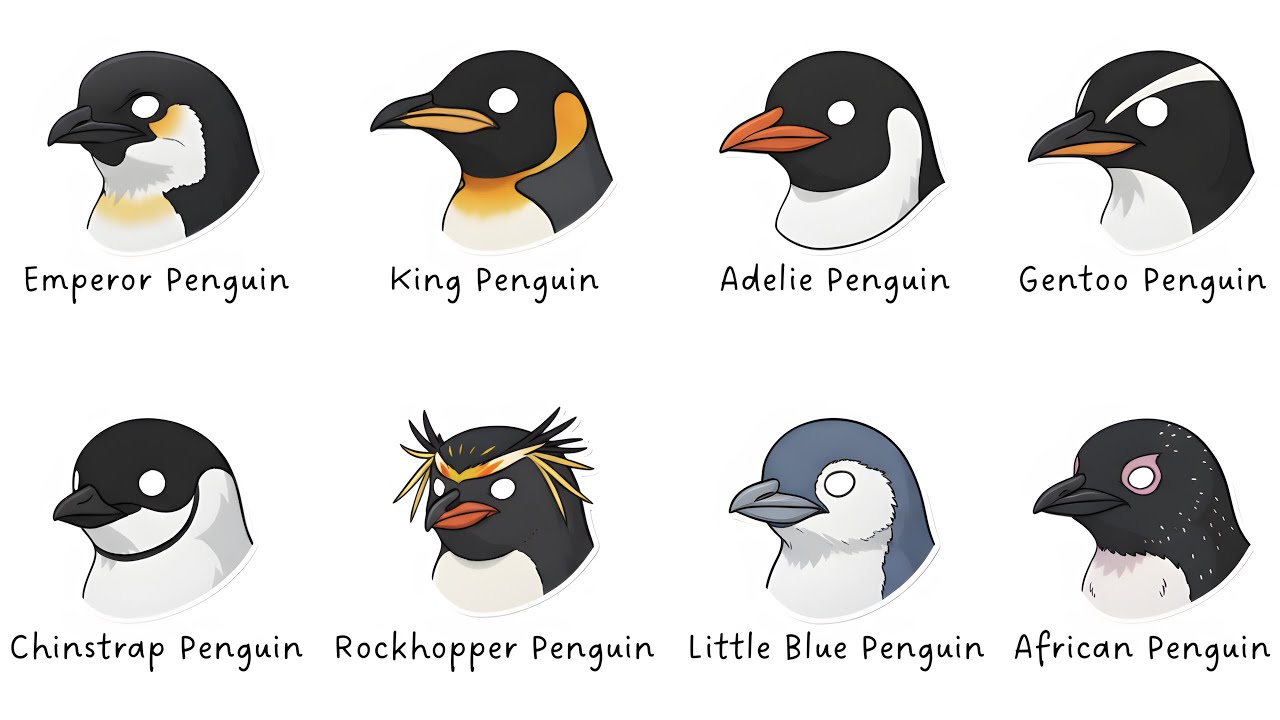 All Penguin Species Explained in 08 Minutes - YouTube