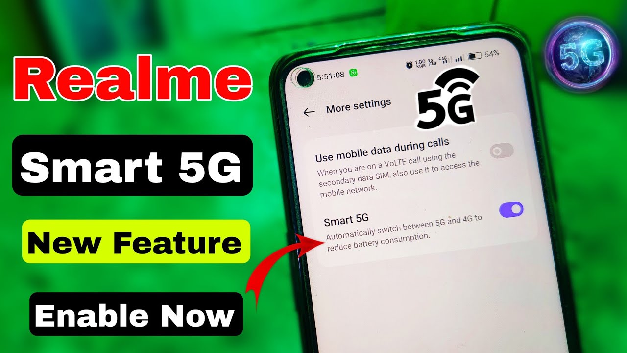 Realme Smart 5G kaise Enable Kare | Realme Smart 5G New Feature ...