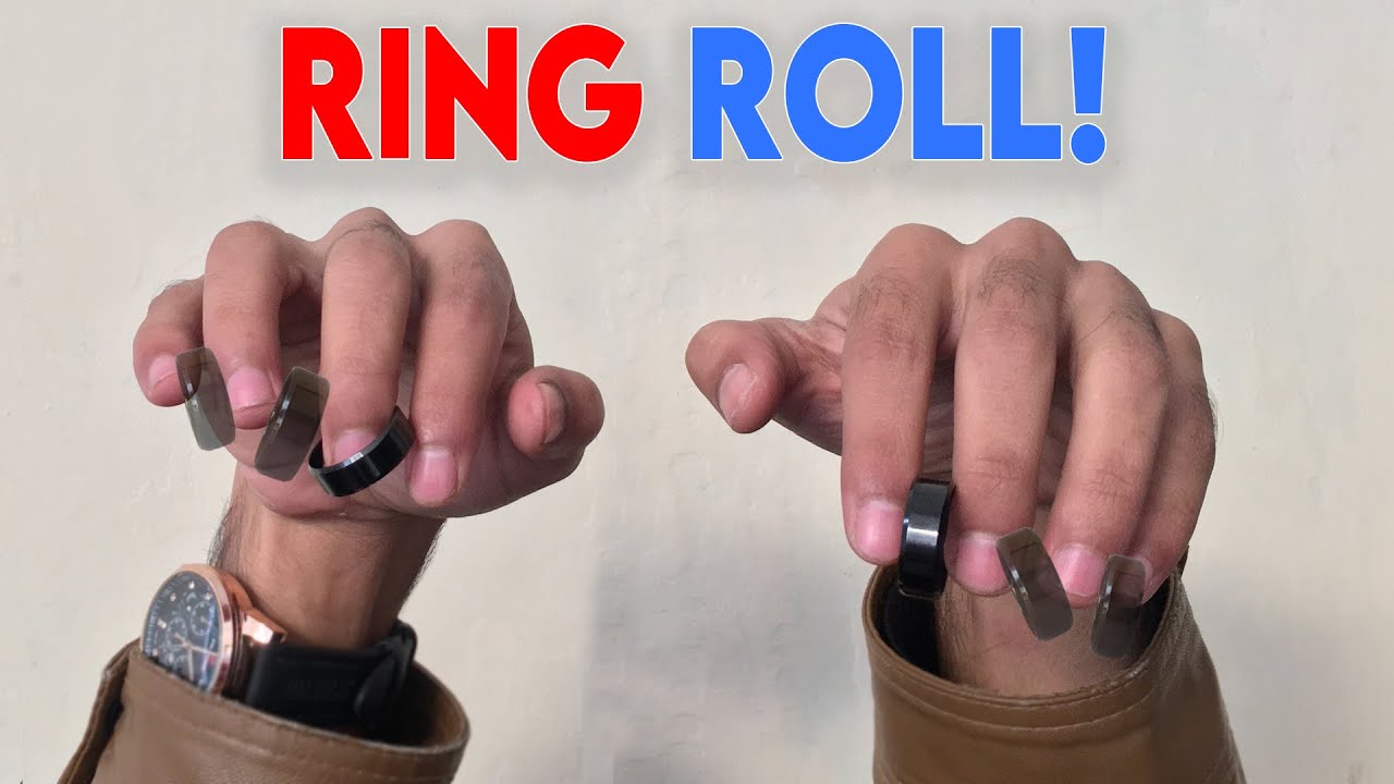 How To Roll Ring Across Fingers - YouTube