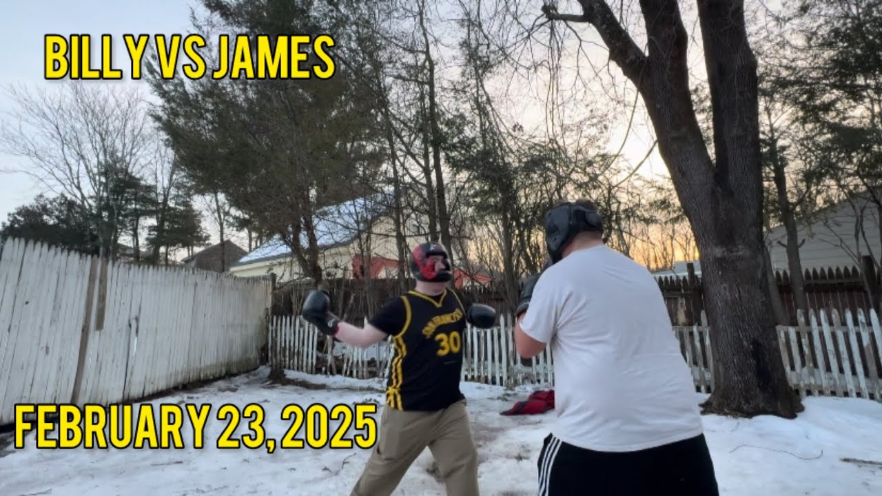 Billy vs. James | Full Backyard Boxing Match - YouTube