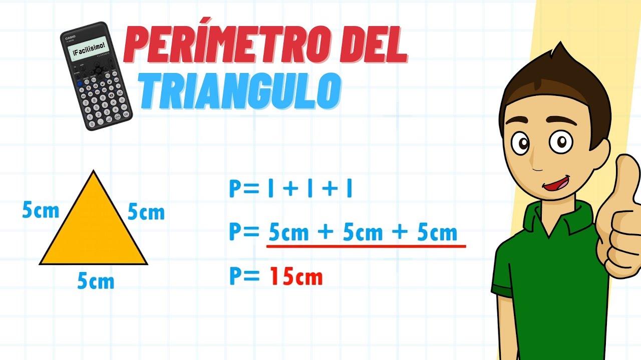 PERÍMETRO DEL TRIÁNGULO - Con Casio 😎 - YouTube