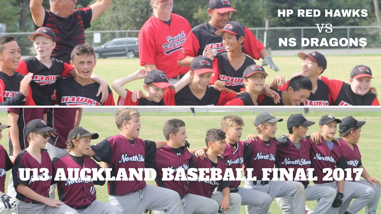 U13 Auckland Baseball Final - Howick-Pakuranga Red Hawks vs North Shore ...