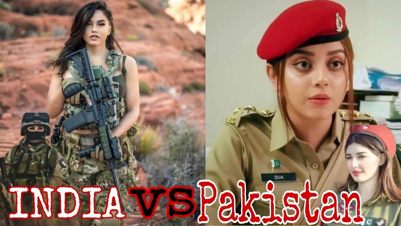 Indian Army girl vs Pakistan Army girl - YouTube