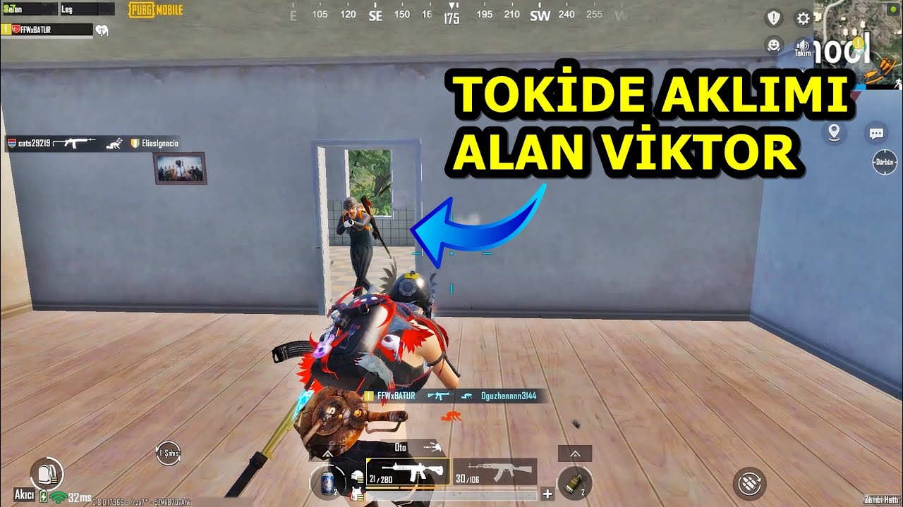 TOKİDE AKLIMI ALAN VİKTOR REİS ! SOLO VS SQUAD PUBG MOBİLE - YouTube