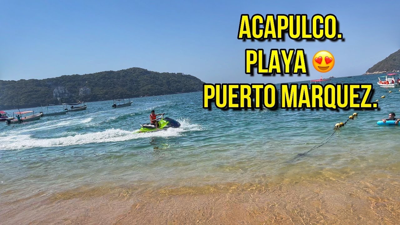La playa que debes visitar de ACAPULCO es hermosa 😍? Playa PUERTO ...