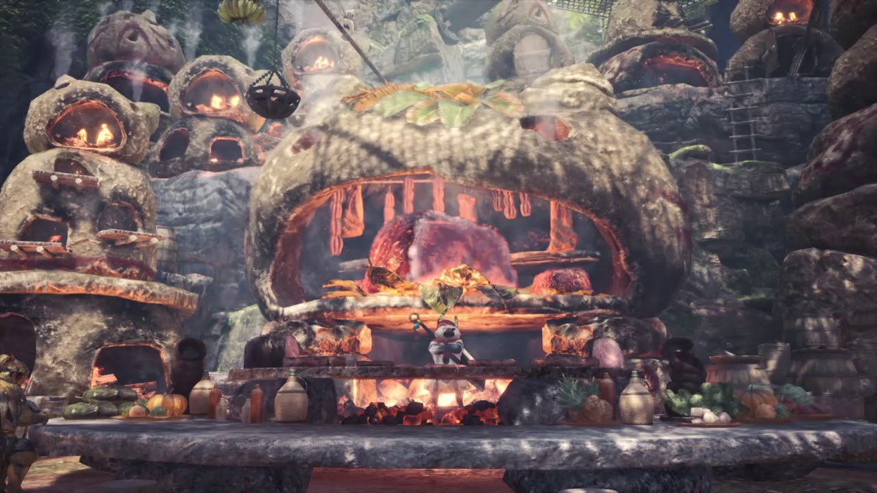 【MHW】料理シーン2【ネタバレ注意】 - YouTube