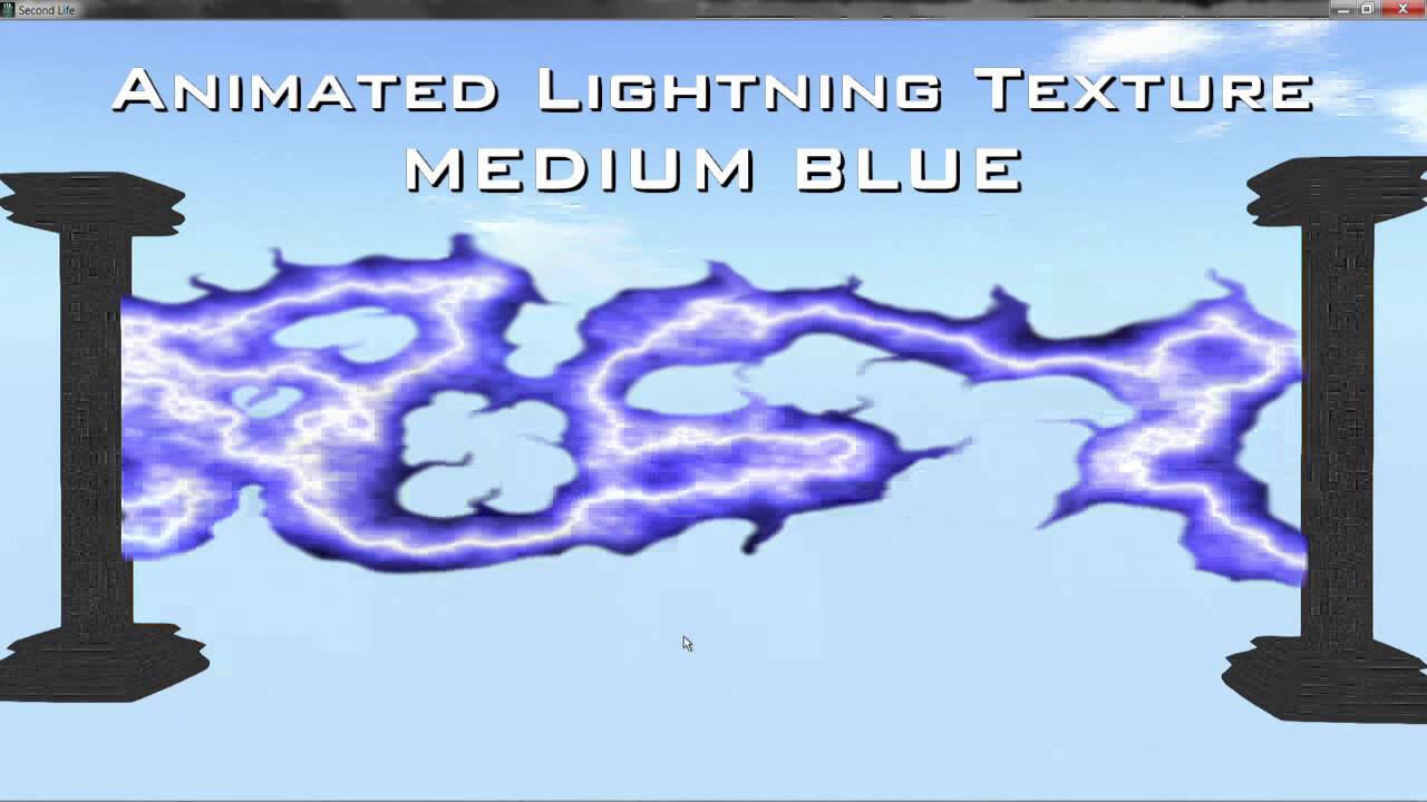 Second Life - Animated Transparent Lightning Texture (Marketplace ...
