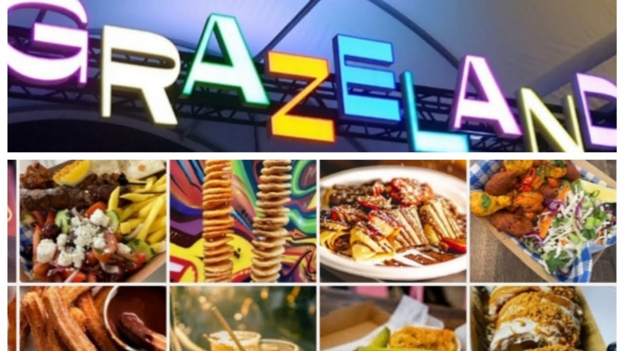 The biggest open air food court | Grazeland Melbourne - YouTube