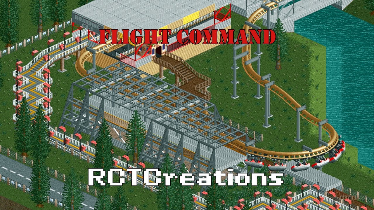 Flight Command - Arrow Suspended Coaster (OpenRCT2) - YouTube