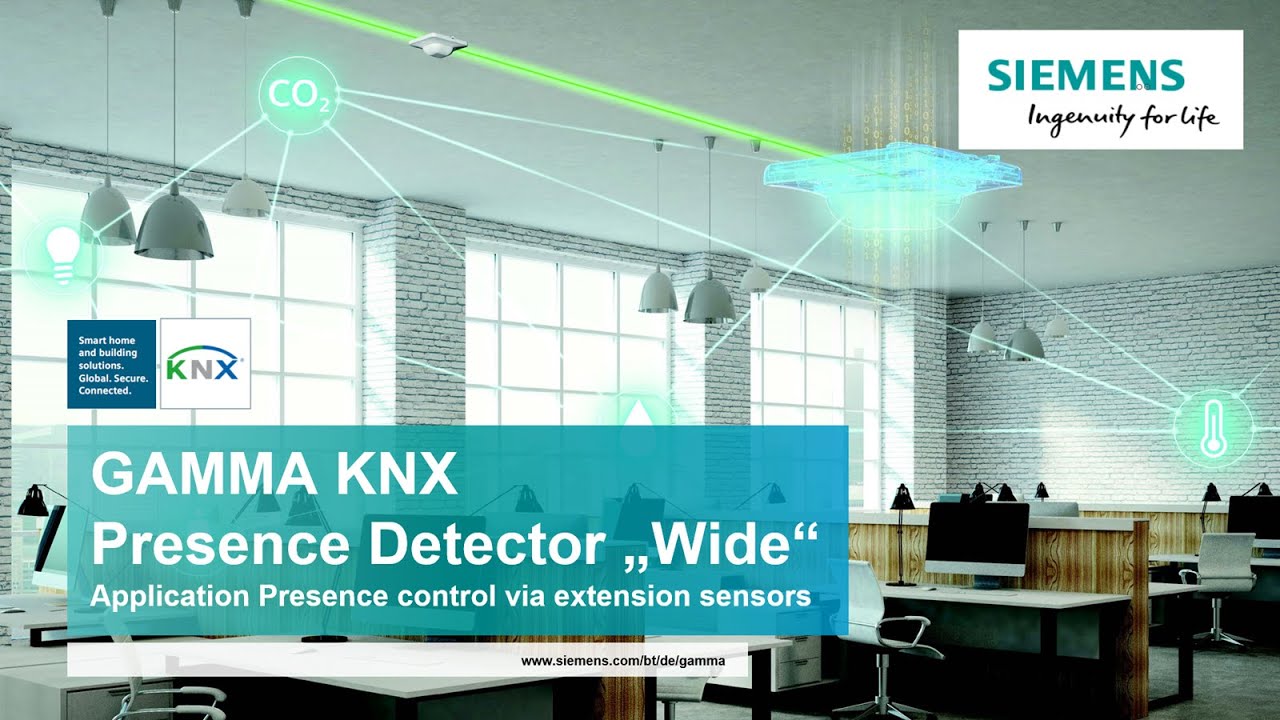 3.1 Siemens KNX presence detector Wide: Application Extension Operation ...