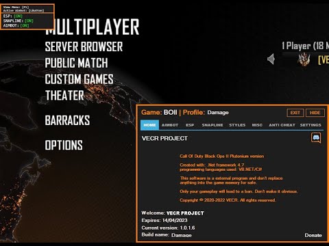 BO2 PLUTONIUM MOD MENU - YouTube