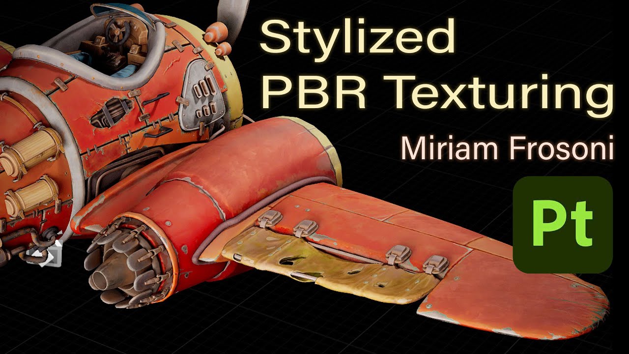 Airplane Aileron - Stylized Texturing in Substance Painter - Miriam ...
