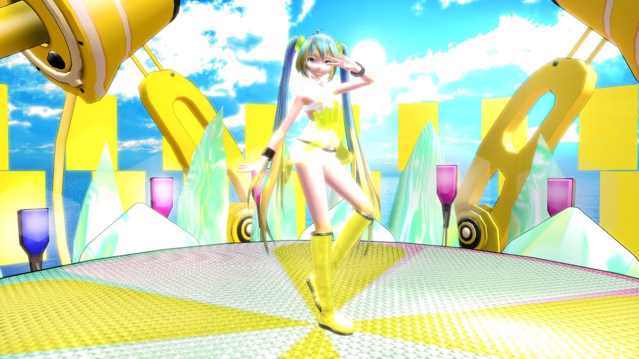 [MMD] Yellow ft. Tda Yellow Miku - YouTube