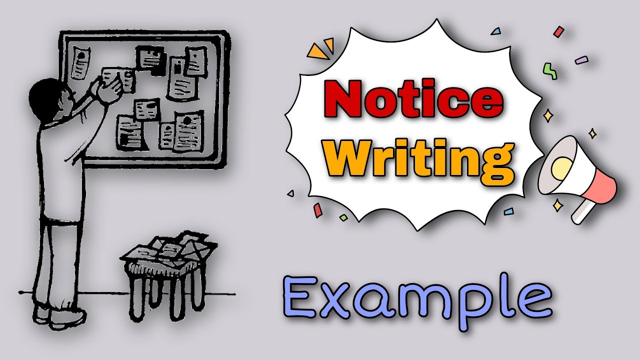 Notice Writing in English | Formal Notice | Format | Notice Writing ...