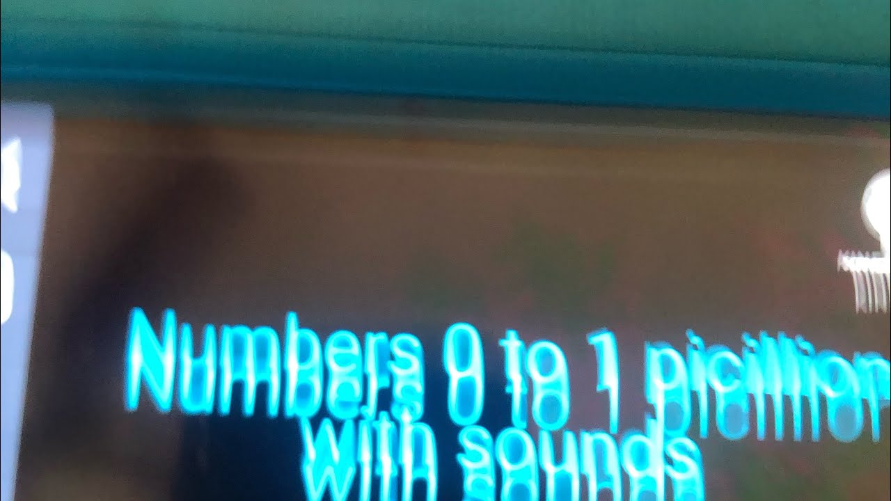 Numbers 0 to 1 picillion with sounds - YouTube