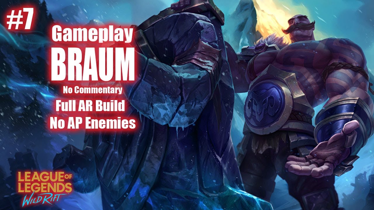 League of Legends Wild Rift - Braum Gameplay Full AR build no AP ...