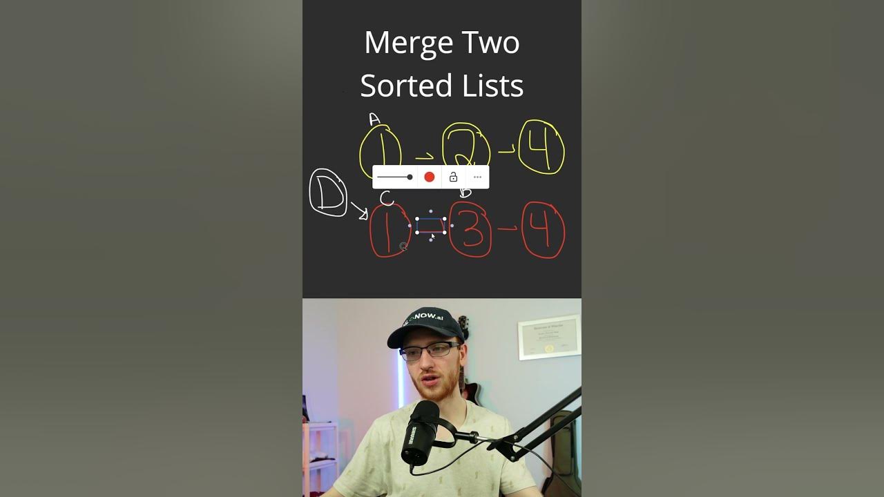 Google Coding Interview Question - Merge Two Sorted Lists - Leetcode 21 - YouTube