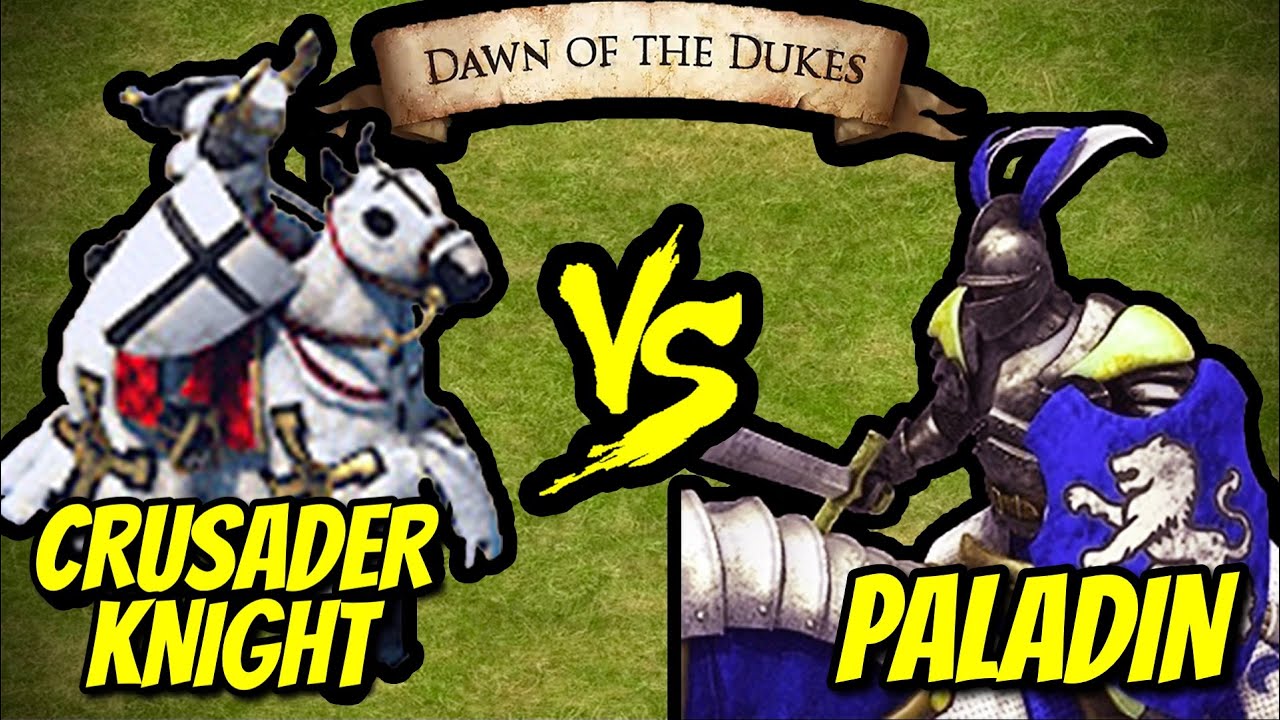 200 CRUSADER KNIGHTS vs 200 PALADINS | AoE II: Definitive Edition - YouTube