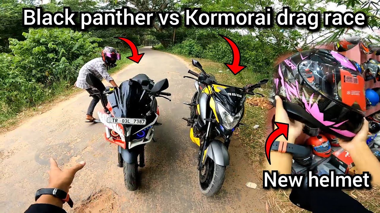 Black panther vs Kormorai drag race full power 🔥 - YouTube