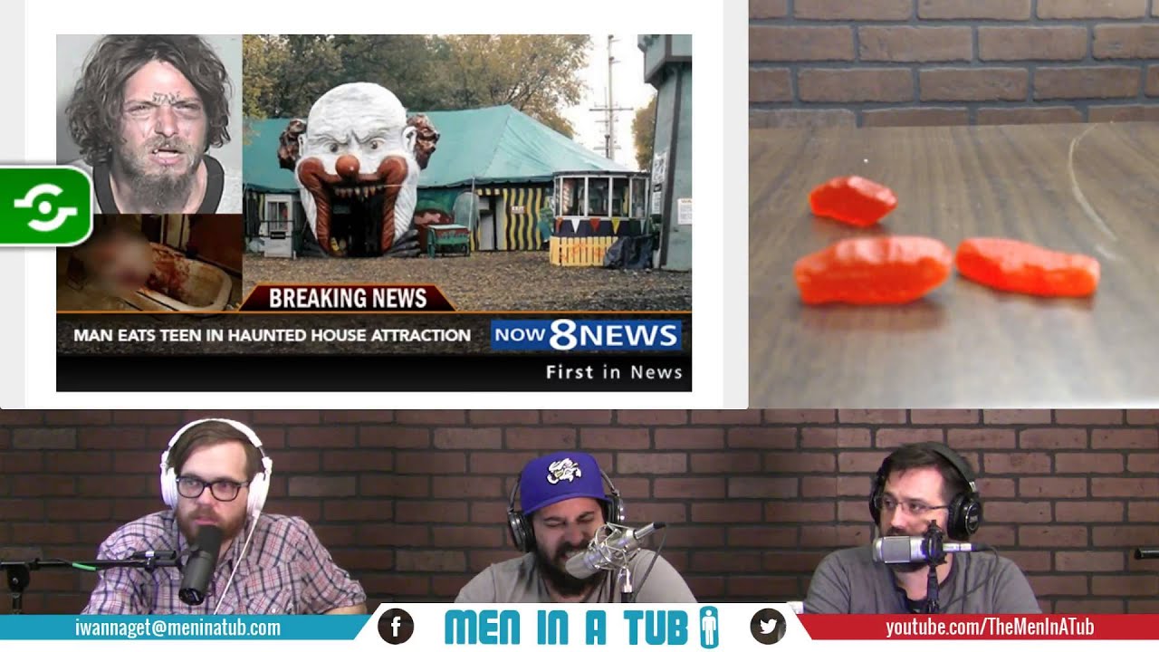 Literal Cannibal in Texas Haunted House - YouTube