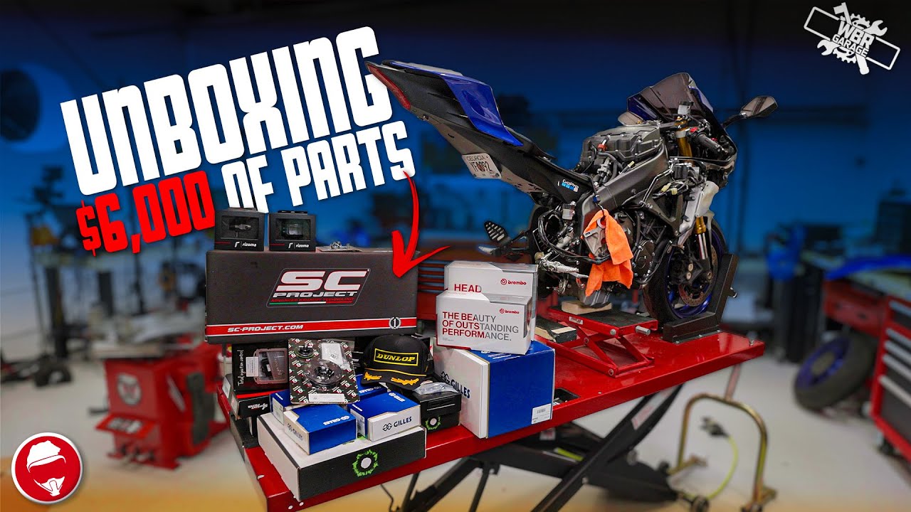 $6,000 in UPGRADES just showed up for our Yamaha R6 Build! | WBRGarage ...