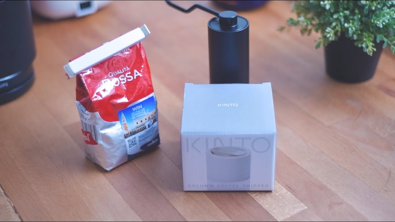 Kinto Column Unboxing with New Coffee Grinder - YouTube