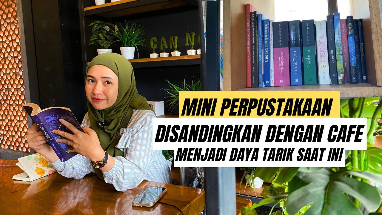 BANYAK YANG GAK TAU ‼️ Cafe ini punya mini perpus dan mainan | Can ...