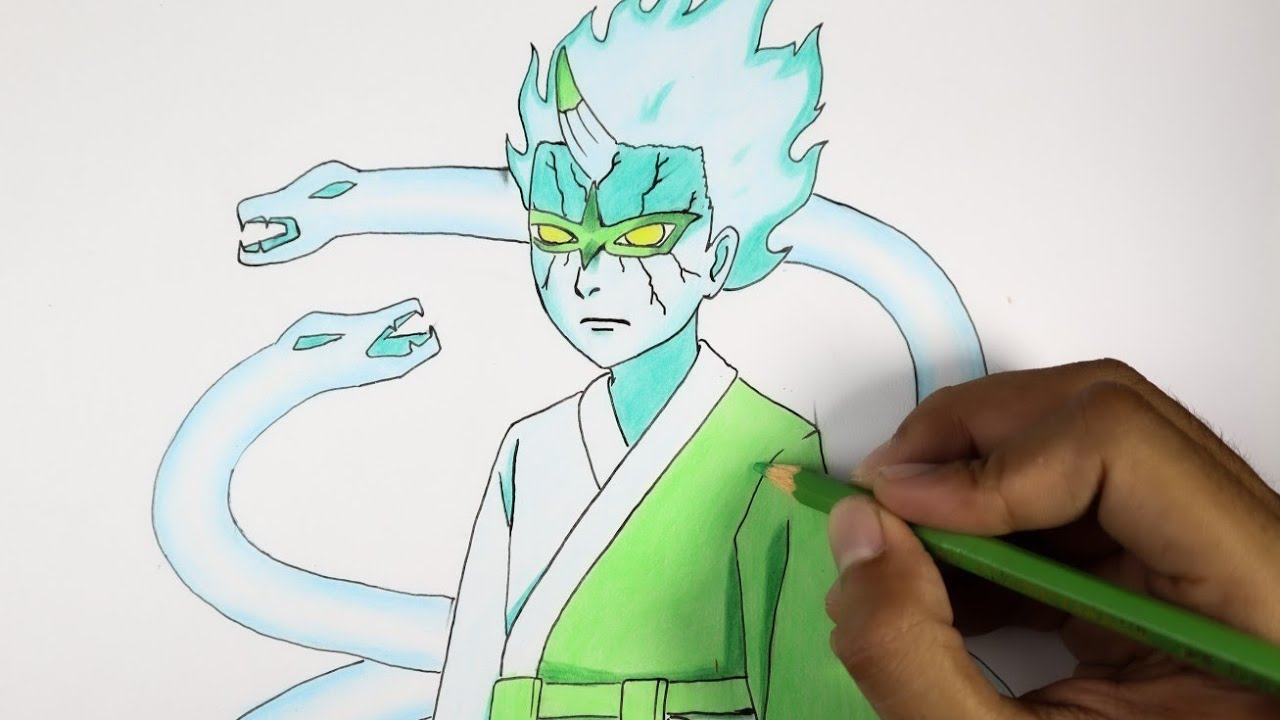 DRAWING MITSUKI SAGE MODE (BORUTO) - YouTube