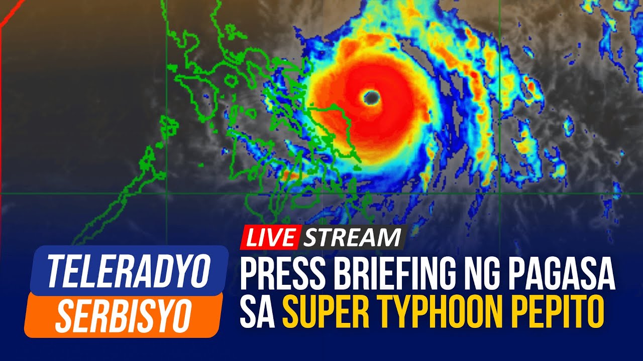 LIVE: PAGASA 11AM press briefing on super typhoon Pepito | 16 November ...