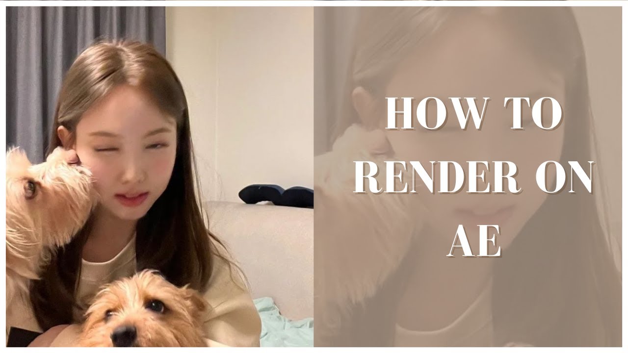 how to render on after effects for beginners || ae tutorial - YouTube